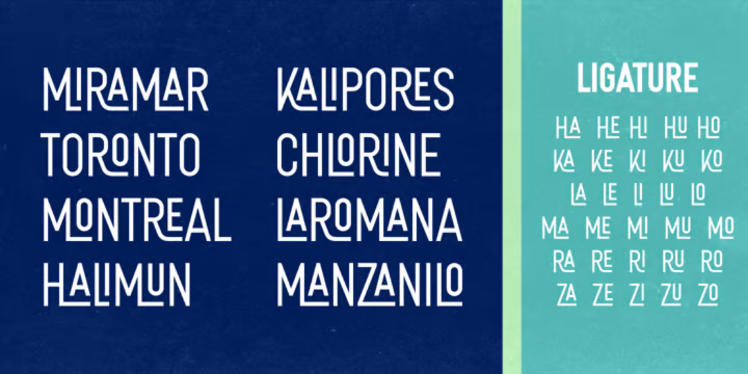 Theridge font Download | Fonts Bird